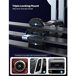 Lamicall Car Phone Mount & Mag Safe Phone Ring Holder -Bundle