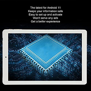 10 Inch HD IPS Screen Tablet 8 Core Tablet 6000mAh High Capacity Battery 100-240V Dual SIM Dual Standby Night Reading (US Plug)