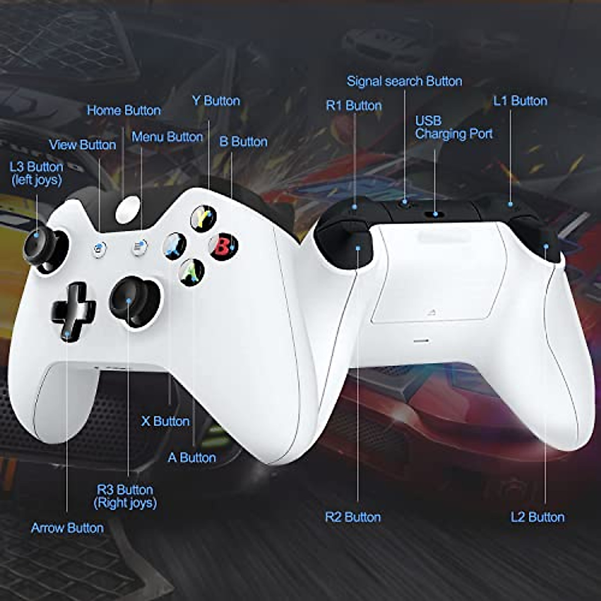 usergaing Wireless Controller Compatible with Xbox One,Xbox Series X,Xbox Series S,Xbox One S,Xbox One X,Window PC(8,10,11) with 3.5mm Headphone Jack