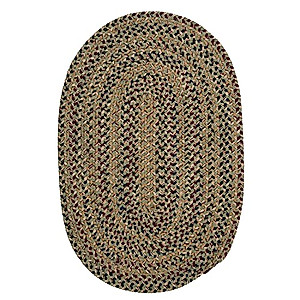 Colonial Mills Comfort Braided Area Rug Green 8' x 10' Oval 8' x 10'