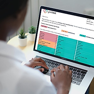 YorkTest Food Sensitivity Test – Test Your Reactivity to Over 200 Foods and Drinks At-Home – 500,000+ Test Taken