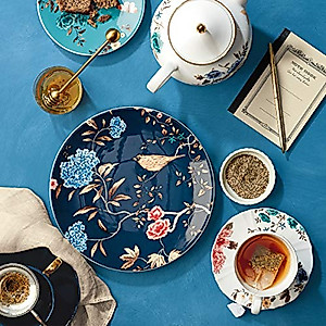Lenox Sprig & Vine 4-Piece Accent Plate Set, 4.65 LB, Blue