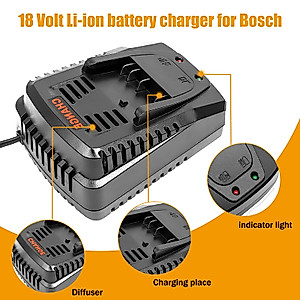 BC660 SKC181-02 BC1880 Charger for Bosch 18V 14.4V Li-ion Battery 1018K BAT609 BAT609G BAT618 BAT618G BAT614 2607336236 Electrical Drill