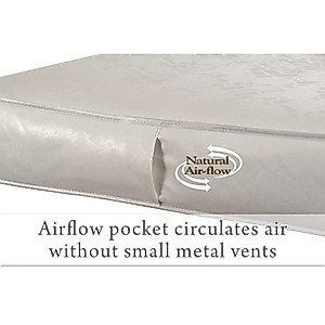 Kolcraft Fresh Start Premium Hypoallergenic Foam Crib Mattress & Toddler Bed Mattress, Non-Toxic Sustainable Waterproof Baby Crib Mattress, GREENGUARD GOLD Air Quality Certified, Made in USA, 52"x28"