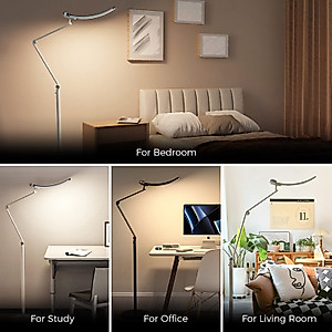 HAPPY NOCNOC LED Floor Lamp Warm/Cool White LED White Floor Lamp