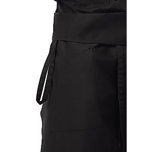 Chef Works Unisex Tapered Chef Apron, Black, One Size