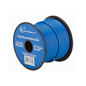 Audiopipe One roll 14 GA Gauge 100 feet Blue Car Audio Home Primary Remote Wire