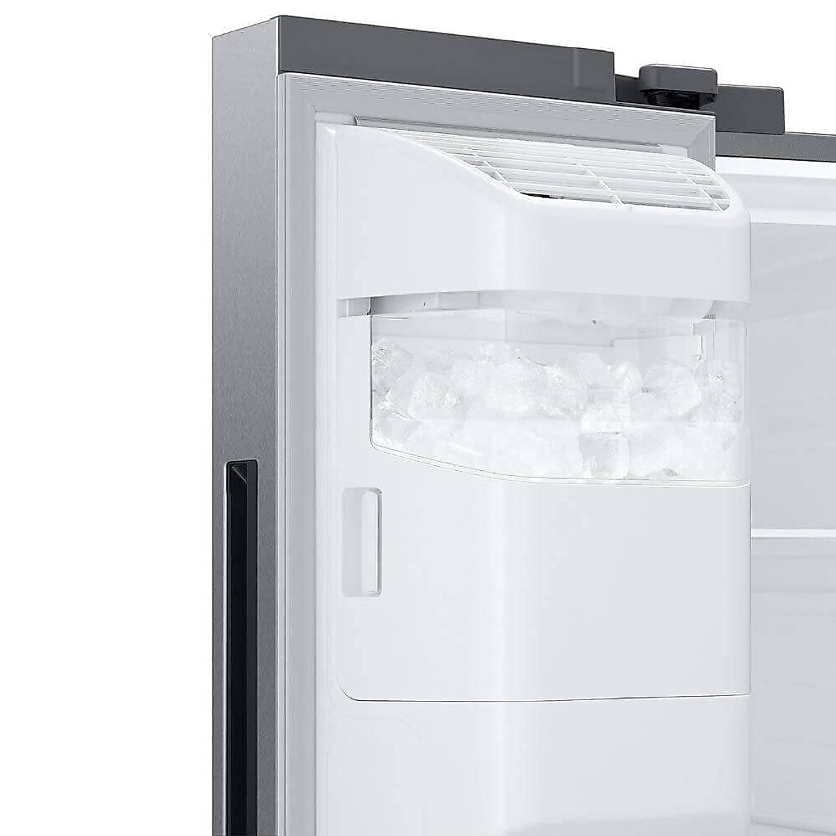 SAMSUNG RS27T5561SR 26.7 Cu. Ft. Side-by-Side Refrigerator with 21.5 inch Touch-Screen Family Hub