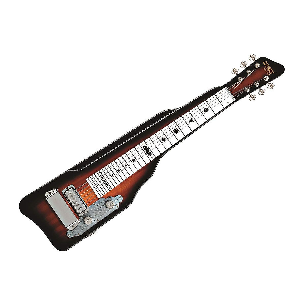 Gretsch G5700 Electromatic Lap Steel with White Plastic Fretboard - Tobacco