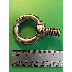 US STAINLESS Stainless Steel 316 5/8" Lifting Eye Bolt 5/8" UNC Marine Grade Pitch of 11