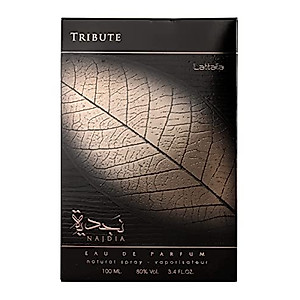 Lattafa Najdia Tribute Eau De Parfum Spray for Unisex, 3.4 Ounce