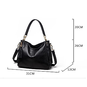 Ladies Large Shoulder Bag Faux Leather Wallet Multi Pocket Work Bag Designer Tote Bag