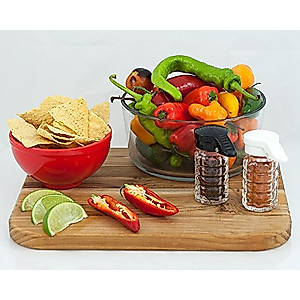 Moisture Proof Humidity Free Shake it Free Shaker Glass Salt and Pepper Shakers by Tumbler Home