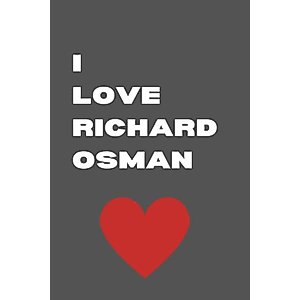 I love Richard Osman: Notebook for fans of TV star Richard Osman