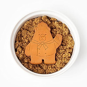 Talisman Designs Sugar Bear Saver | Cute & Adorable Design | Keeps Brown Sugar Fresher, Longer | Terracotta Brown Sugar Saver | Use for Dried Fruits, Bagels, Marshmallow & More