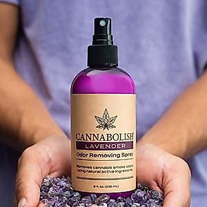 Cannabolish Lavender Smoke Odor Eliminator Spray and Air Freshener, 8 fl. oz, Natural Ingredients