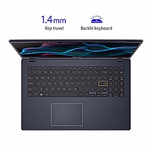 ASUS Laptop L510 Ultra Thin Laptop, 15.6” FHD Display, Intel Pentium Silver N5030 Processor, 4GB RAM, 128GB Storage, Windows 11 Home in S Mode, 1 Year Microsoft 365, Star Black, L510MA-DH21