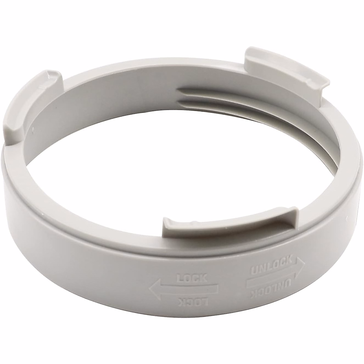 5.9 inch / 6 inch Portable Air Conditioner Exhaust Hose Coupler with Package Plate Window Adapter Tube Adapter Exhaust Hose Connector for Portable Air Conditioner (5.9'' Round mouth white)