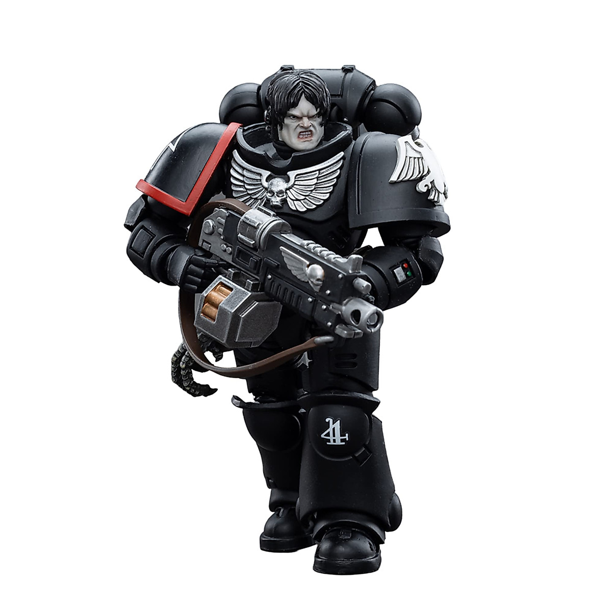 JOYTOY 1/18 Warhammer 40,000 Action Figure Raven Guard Intercessors Brother Colvane Collection Model(4.7Inch)