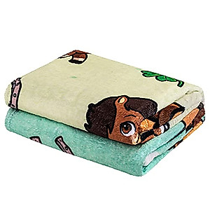 Horse Throw Blanket, Super-Soft Adorable Extra-Large Horse Throw Blanket for Girls, Teens, Adults, and Children, Fleece Horse Print Blanket (50in x 60in) Warm Plush and Cozy Throw for Traveling or Bed