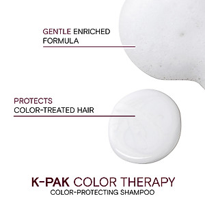 Joico K-PAK Color Therapy Color-Protecting Shampoo | For Color-Treated Hair | Boost Shine | Improve Elasticity | Repair Breakage | Rebuild Damaged Hair | With Keratin & Argan Oil | 10.1 Fl Oz