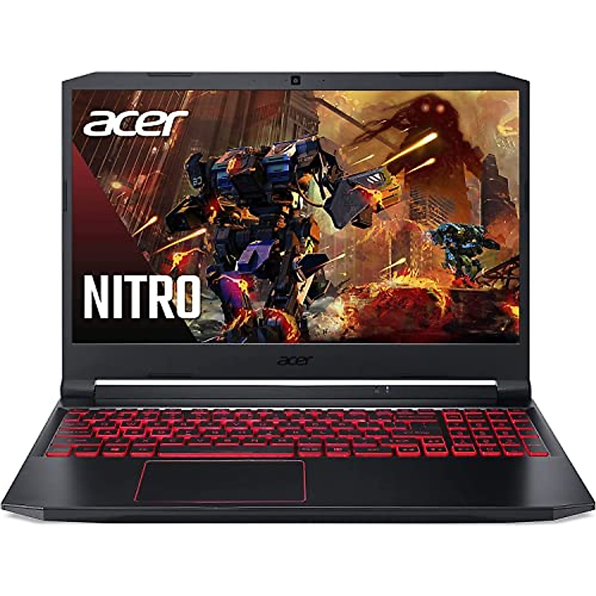 Acer Nitro 5 15.6" 144Hz FHD Gaming Laptop (Intel i5-10300H 4-Core, 8GB RAM, 256GB SSD, GeForce GTX 1650 4GB, Red Backlit KYB, WiFi 6, BT 5.2, RJ-45, Win 11 Home) with Dockztorm Hub