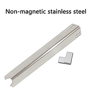 Shengyongh SS99441 (6-Pack) SS14081 (6-Pack) Stainless Steel Heat Plate and Burner Replacement for Brinkmann 810-6680-S Brand Gas Grill