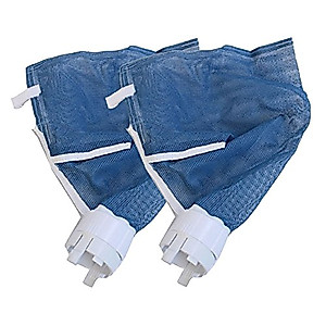 ATIE 360/380 Pool Cleaner Leaf Bag 9-100-1012 with Netting Holes Replacement for Zodiac Polaris 360/380 Pool Cleaner Great for Picking Up Leaves, Acorns, Twigs During Leaves-Falling Season (2 Pack)