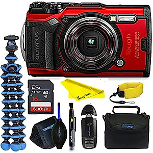Inspiring Tough TG-6 Waterproof Camera (Red)
