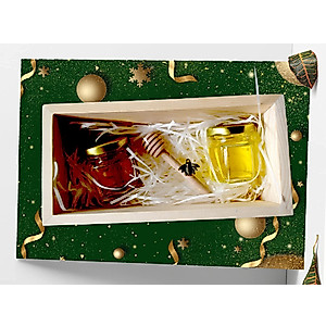 DnayDkiy 20 Pack Glass Honey Jars with Dipper - Gold Lids, Bee Pendants, Jutes, and Thank You Cards - Perfect for Baby Shower Favors, Wedding Favors, Party Favors