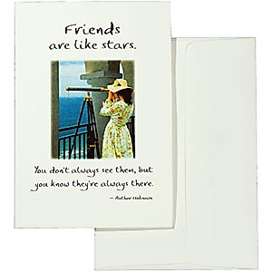 Blue Mountain Arts PIX012 Greeting Card “Friends are Like Stars” Is The Perfect Birthday Or “Thinking of You” Card For A Wonderful Friend, by Douglas Pagels