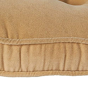 Greendale Home Fashions Hyatt Jumbo Rocking Chair Cushion, 2 Piece Set, Beige