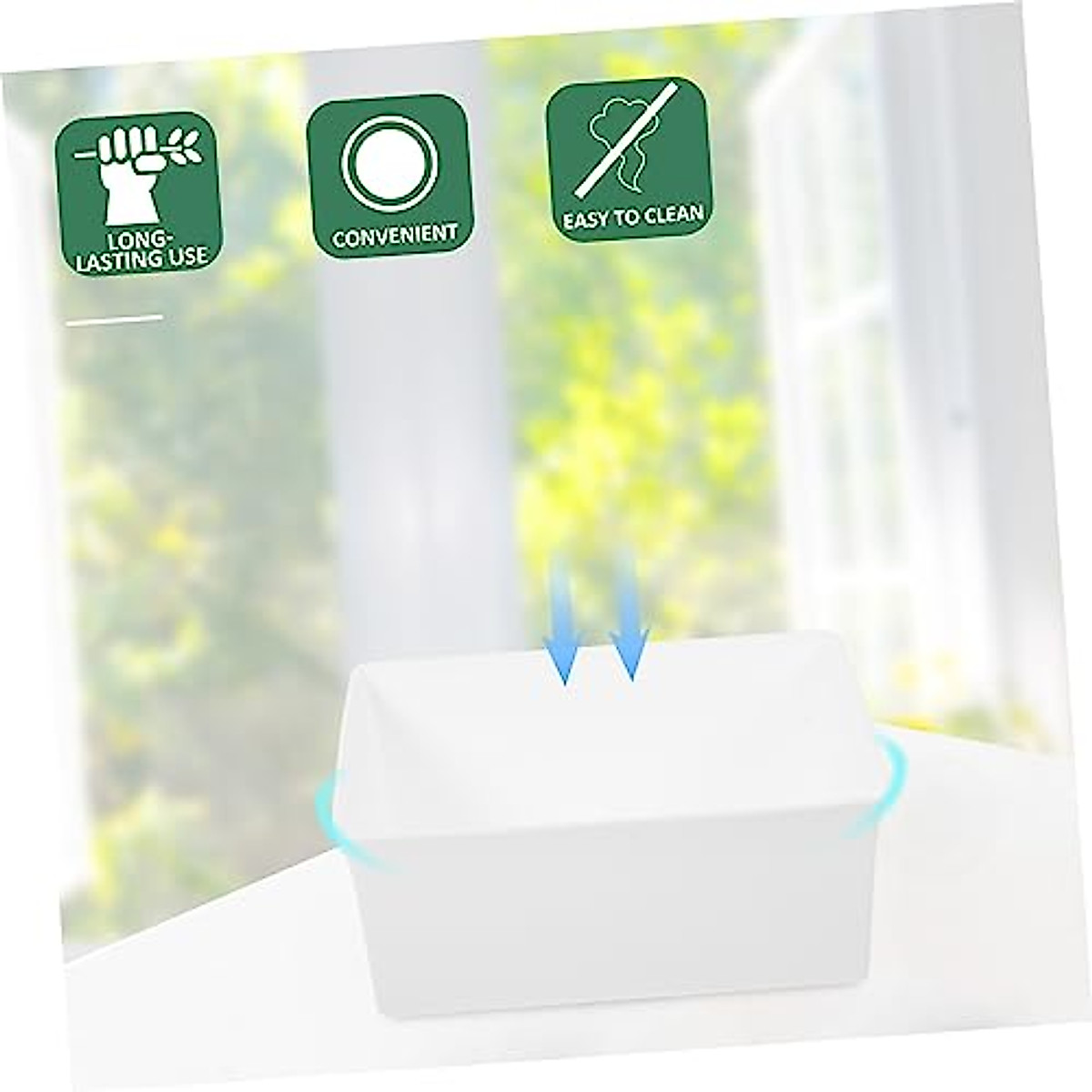 NOLITOY Box Sheet laundry storage box containers for organizing Laundry Room Bucket Laundry Holder laundry powder bin plastic drawers iron washing powder bucket white