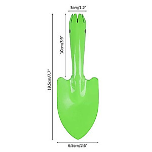 Mini Colorful Trowel Metal Garden Hand Shovels, 5 pcs Garden Tools for Kids Teens Adults Soil Planting Sand Box