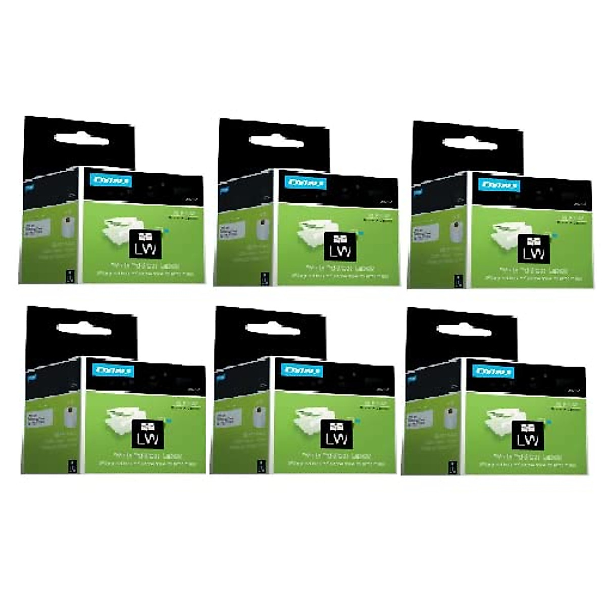 6+Pack+of+DYMO+30251+LabelWriter+Label+Thermal+Printer+Labels+Address+Standard+1-18+x+3-12+260+Labels+2-Carded+Sold+by+OFFICE+LABELS
