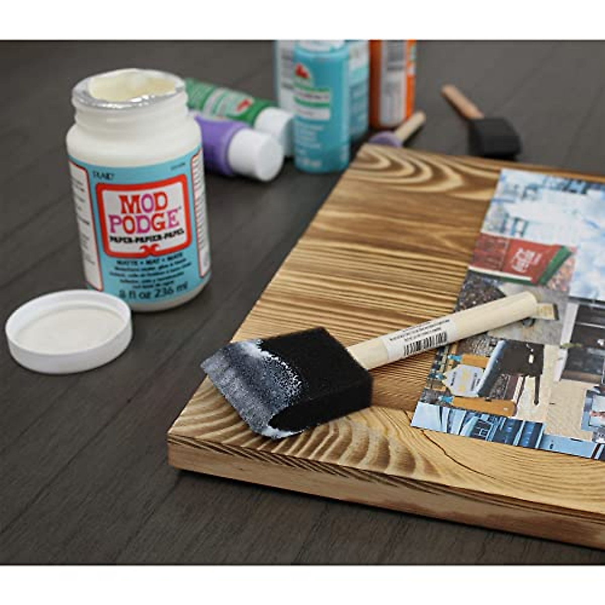 Darware Blank Wood Plaques (2-Pack, Stained Finish); Rectangular Wooden Signs for DIY, Crafts 12x16 Inch