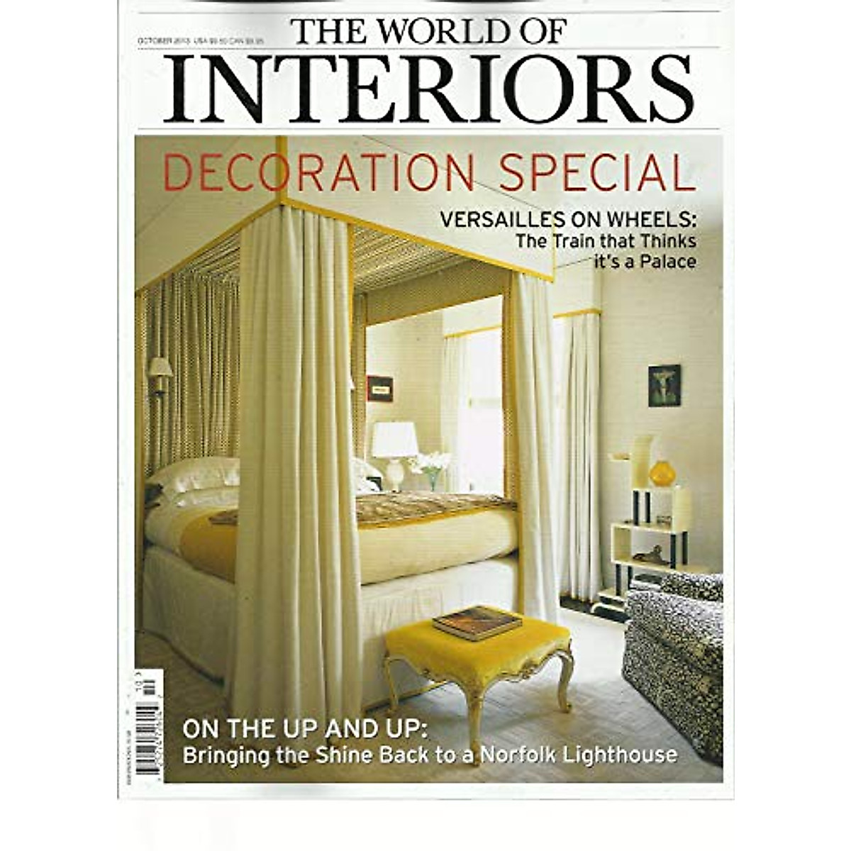 THE WORLD OF INTERIORS, OCTOBER, 2013 (DECORATION SPECIAL * ON THE UP AND UP)