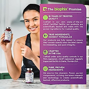 biophix B-3 Nicotinamide 500 mg 180 Caps - Nicotinic Amide Niacin Natural Flush-Free Vitamin Formula - Supports Skin Cell Health