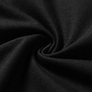 JARAZIN Tomboy Transgender Lesbian FTM Cotton Long Elastic Band Built-in Chest Binder (Large, Black 1)