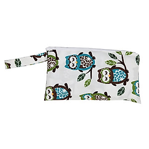 Sigzagor Baby Diaper Changing Mat Portable Foldable Washable Compact Travel Nappy Waterproof Play Mat 30inx18.5in,77cmx47cm (Owl)