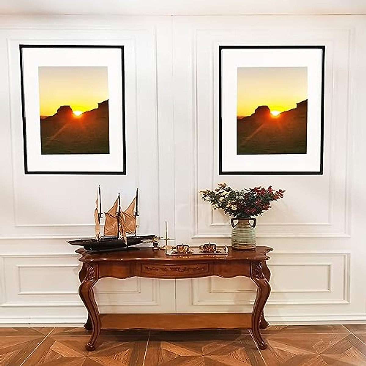 Aynoo 16x20 Poster Frame Black, Display Posters 16x20 Picture Frame Black, Display Pictures 11x14 Picture Frame,2Pack