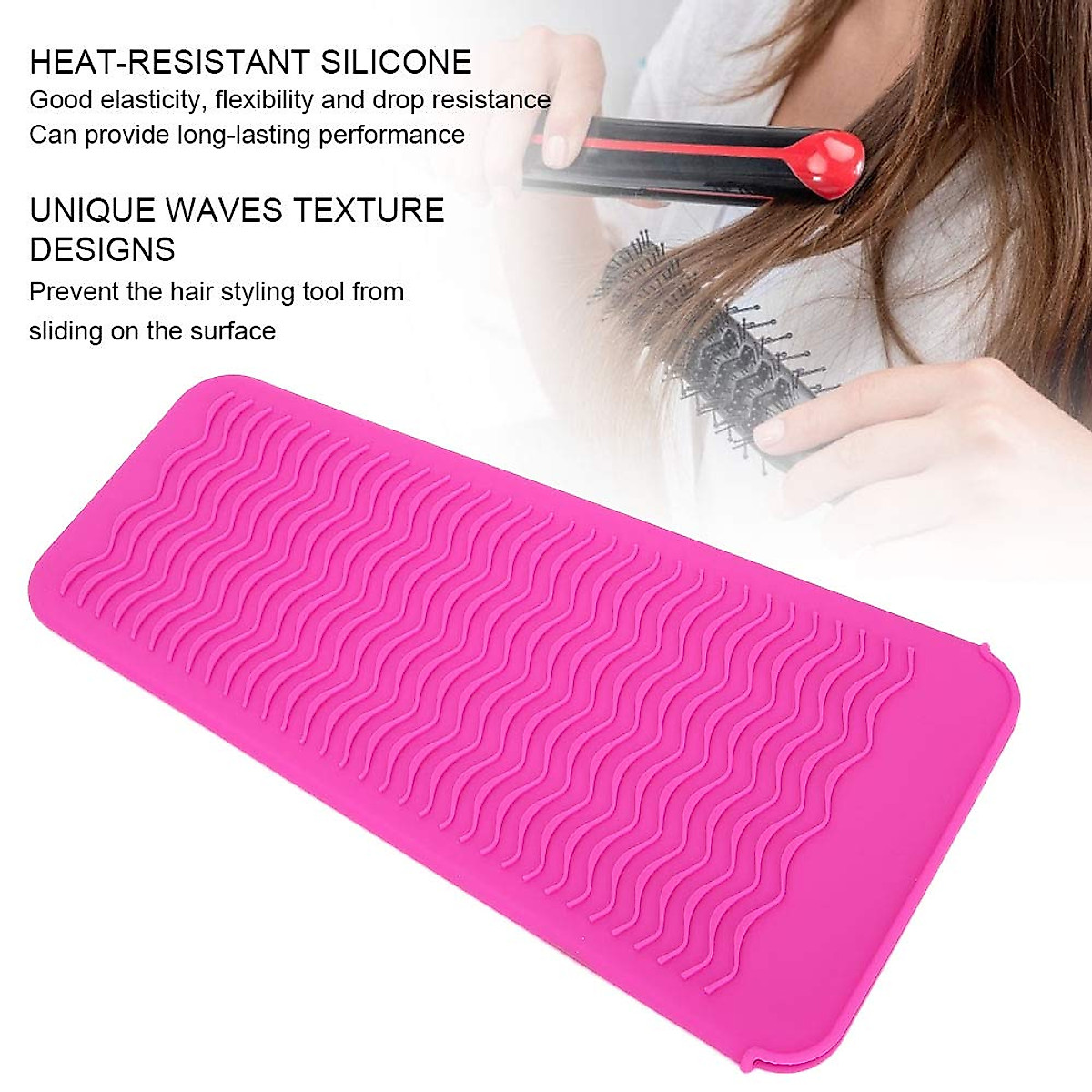 Silicone Hair Straightener Heat Resistant Cover Hair Hair Curler Heat For Hair Straightener Hair Curler Hair Perms, Relaxers & Texturizers Hair Curler