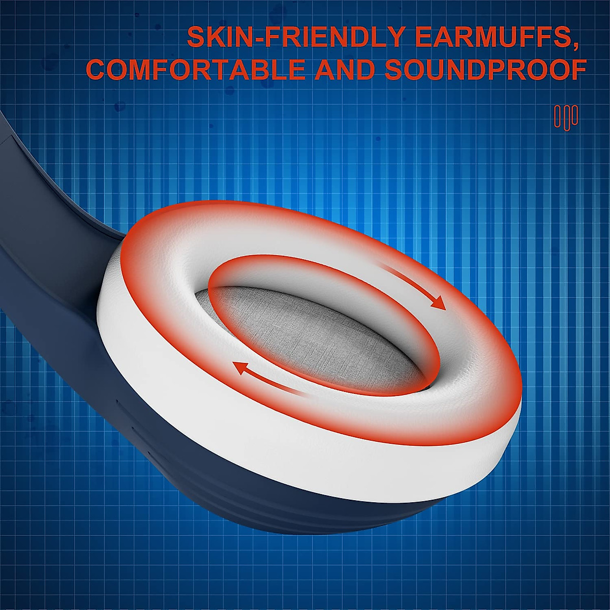 Anivia A9S Over-Ear Headphones Wired Stereo Gaming Headset with Mic Compatible with PC Computers PS4 Xbox One Laptop PSP Smartphones Tablets Mac iOS - Pacific Blue