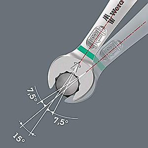 Wera 05020241001 6003 Joker 8 Imperial Set 1 Combination Wrench Set, Imperial, 8 Pieces