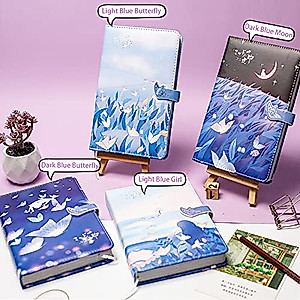 Tomolucky Direct Colorful Blank Writing Journal for Women,PU Leather Hardcover Notebooks Beautiful Journal to Write in,Personal Diary,Gift for women Girls, 258 Page