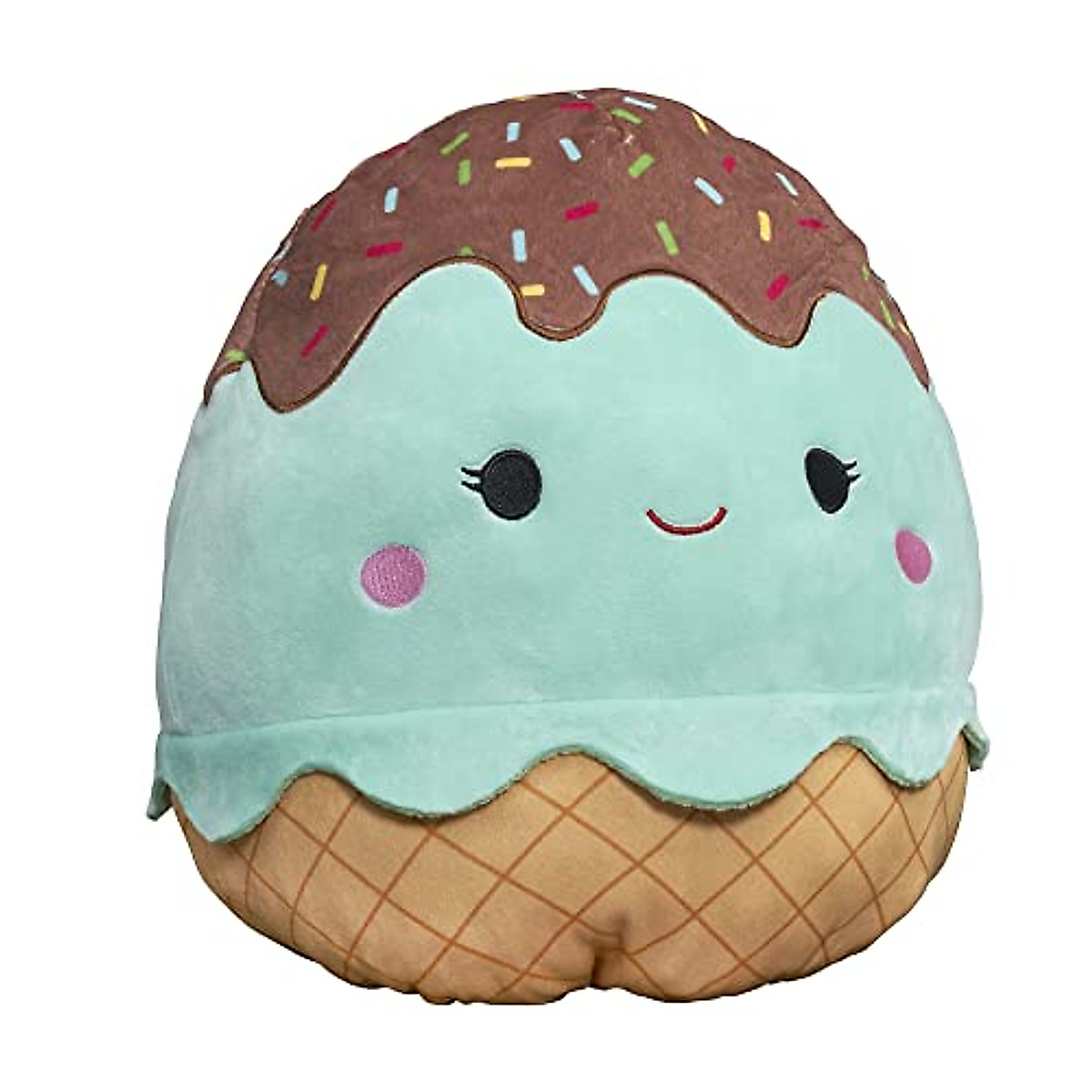 Squishmallows Flip-A-Mallows 12-Inch Mint Ice Cream and Toasted Cinnamon Roll Plush - Add Maya and Chanel to Your Squad, Ultrasoft Stuffed Animal Medium-Sized Plush Toy, Official Kelly Toy Plush
