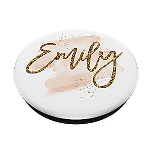 Emily Girls Name Gift Trendy Modern Teen Tween Ladies PopSockets PopGrip: Swappable Grip for Phones & Tablets