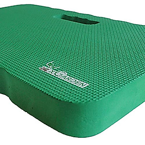 xGarden - Portable Kneeling Pad for Gardening - High Density Foam Kneeler with Carrying Handle - Extra Thick Foam Cushion - Waterproof - Versatile - Indoor or Outdoor - 17.5" x 11" x 1.5" - Green