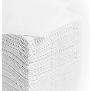 EcoQuality Low Fold Dispenser Napkins, 1-Ply,3 1/2 x 5 in., White 800/pk, Dispenser Napkin Refill, Everyday Napkins, Perfect for Restaurants, Diners, Bodegas & Home