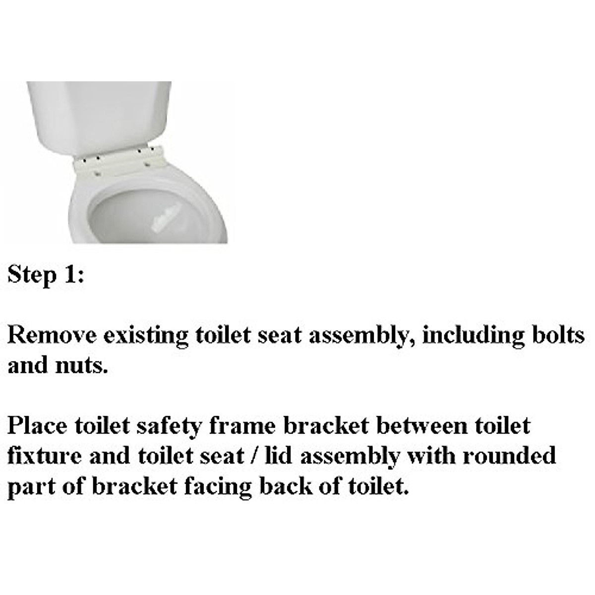 HEALTHLINE Toilet Safety Frame Rails Adjustable, Bathroom Grab Bar Toilet Frame Safety Rails with Padded Handrails, Toilet Support Rails for Seniors, Disabled, Elderly, Bariatric Toilet Rails 300 Lbs
